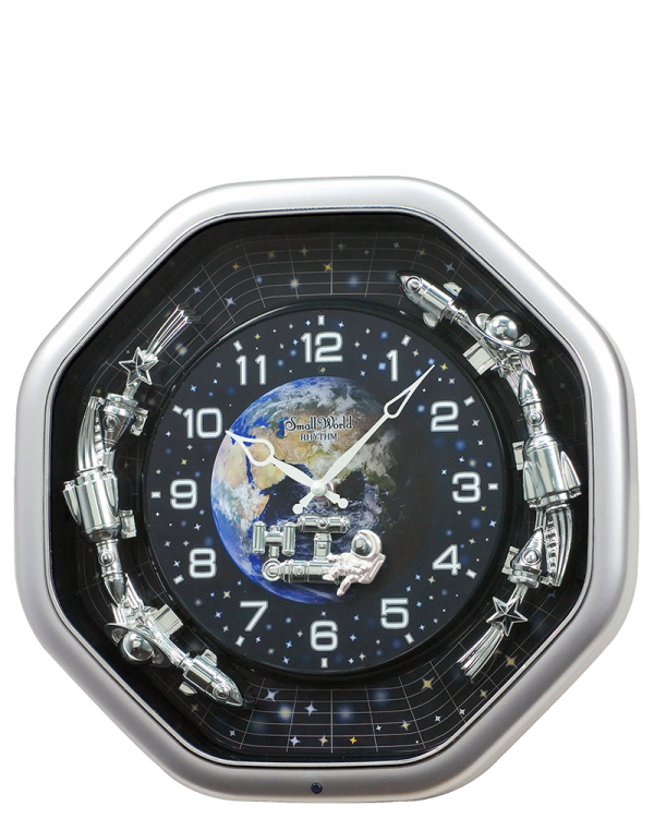 Rhythm Galaxy Kids Musical Motion Wall Clock | Alexander Clocks and Watches
