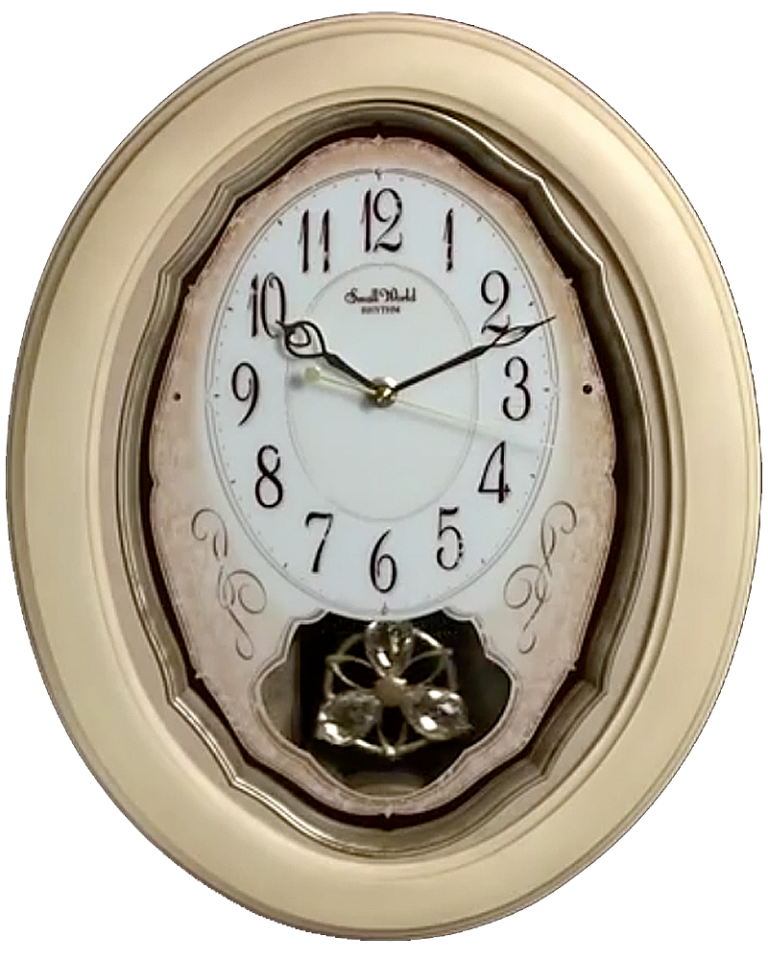 Rhythm Vintage Cottage Musical Motion Clock | Alexander Clocks and Watches