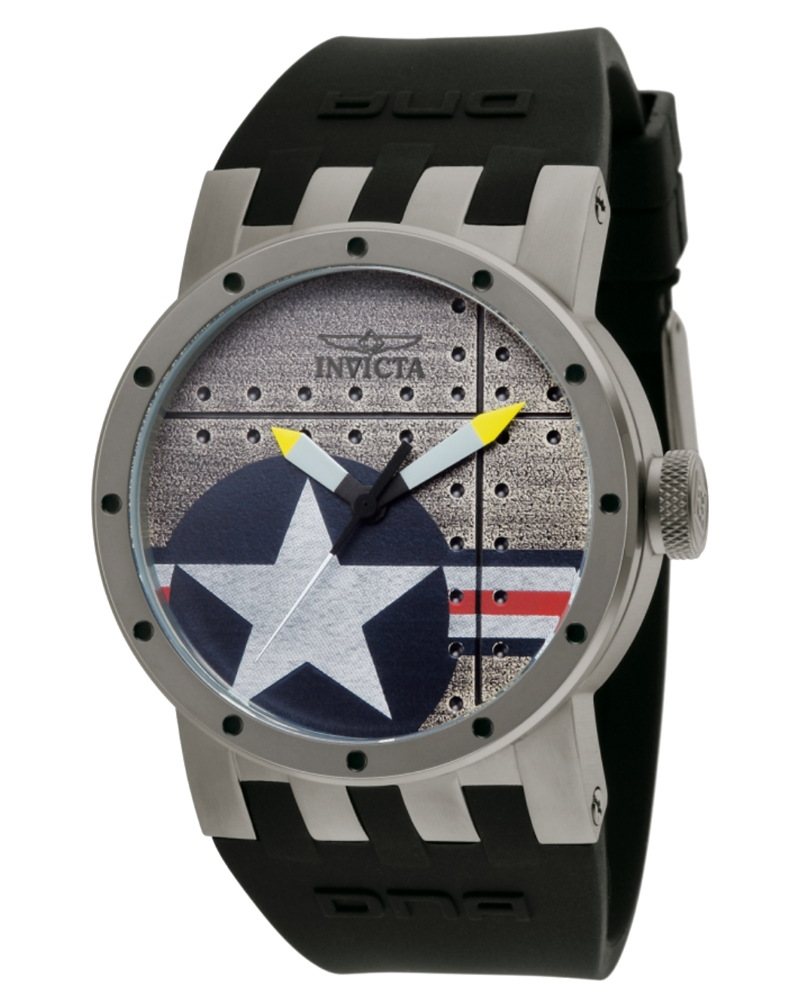 INVICTA DNA SWISS MOVEMENT QUARTZ WATCH - TITANIUM CASE WITH BLACK TONE ...